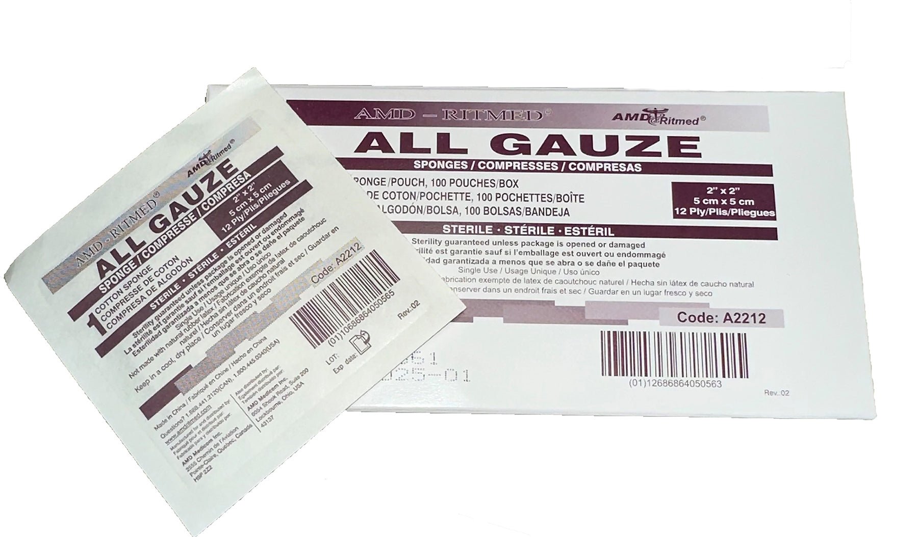 Sterile Gauze Pads & Rolls for Wound Dressings | Sands Canada